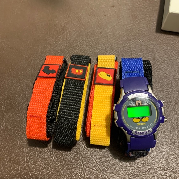 Accessories | Mickey Mouse Field Ranger Watch And Bands | Poshmark